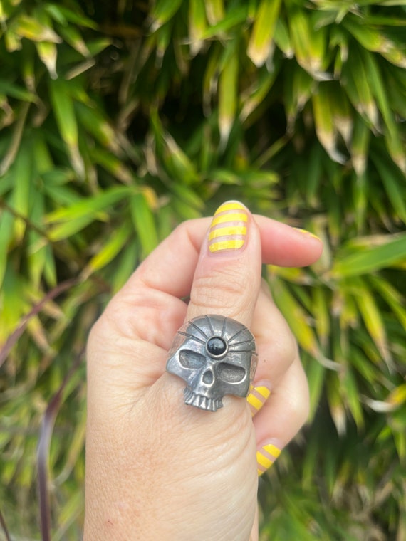 Biker skull dream ring - Gem