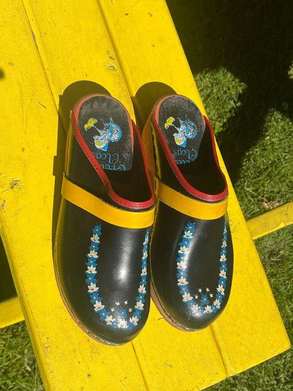 Vintage 70s clogs 1970s - Gem