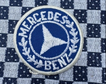 NOS 70s Original Vintage Mercedes Benz 3 Patch Car Auto Luxury Germany ...