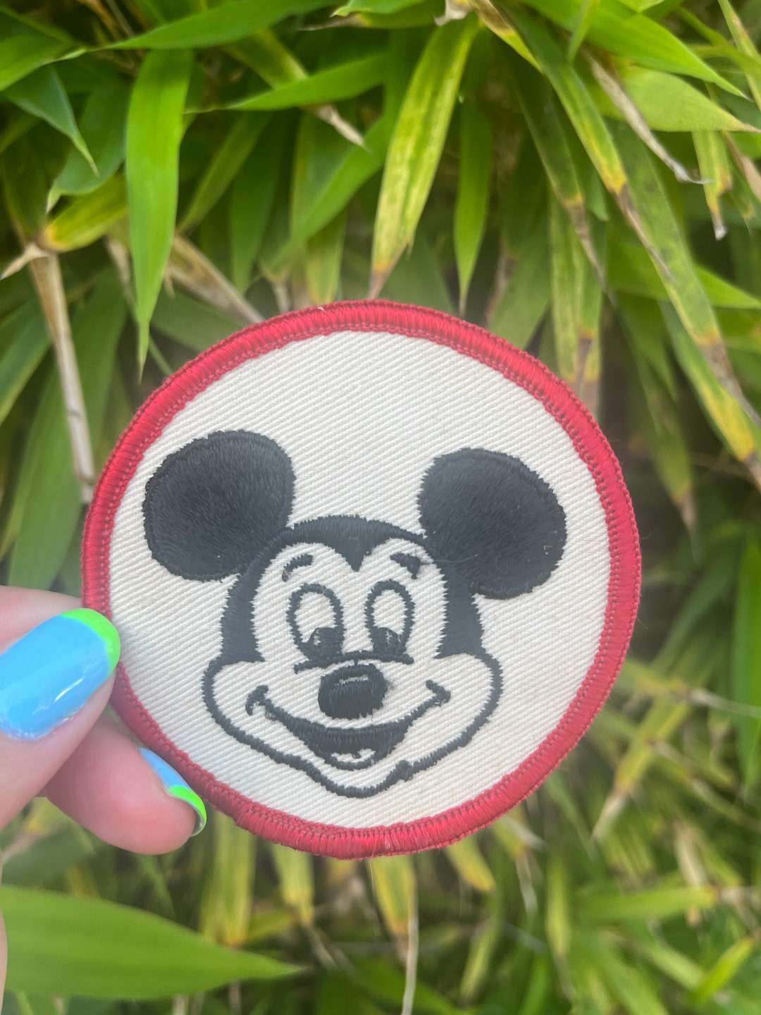 Vintage Mickey Mouse Patch - Etsy