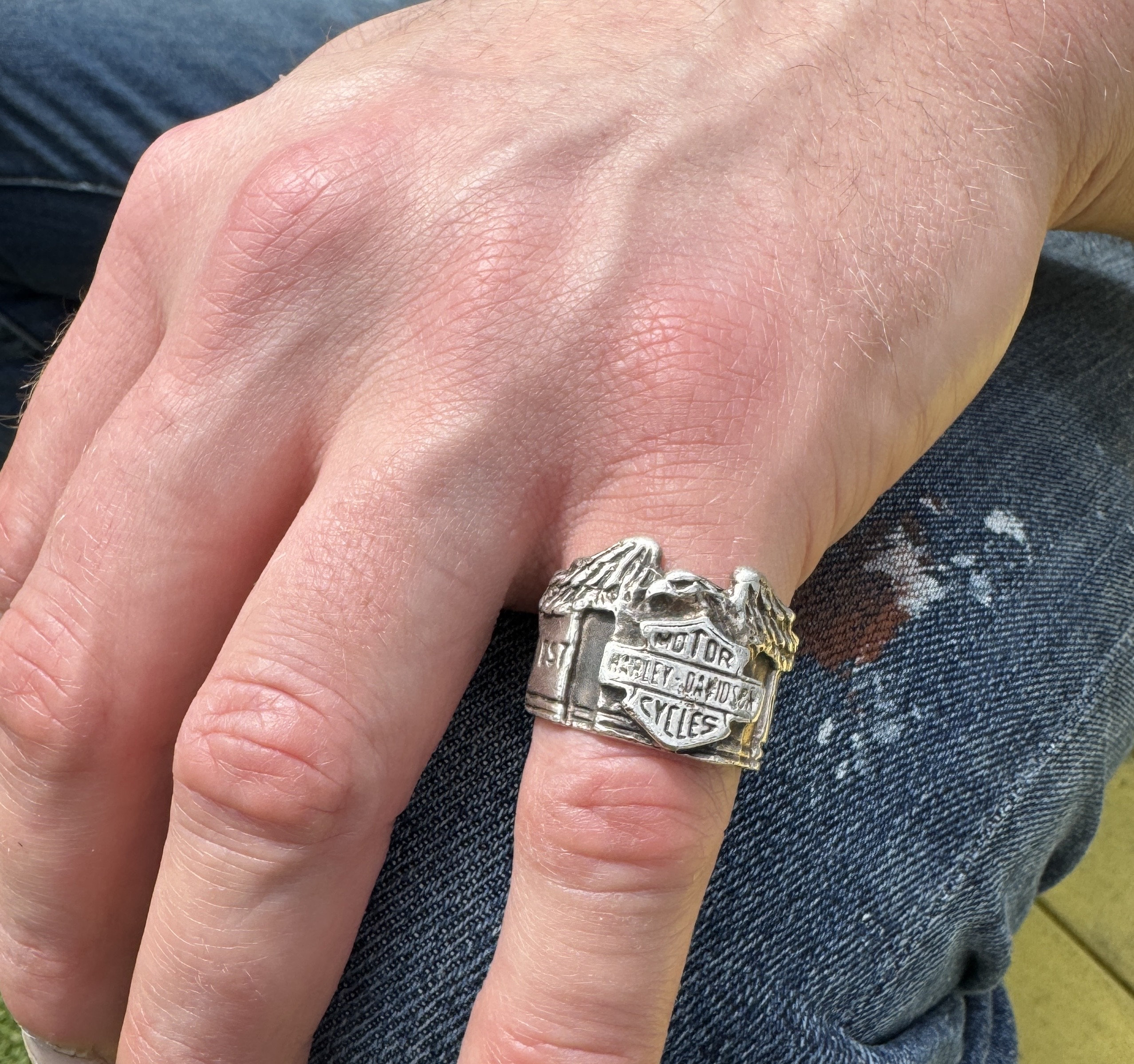 Harley Davidson Motorcycle Ring - Etsy