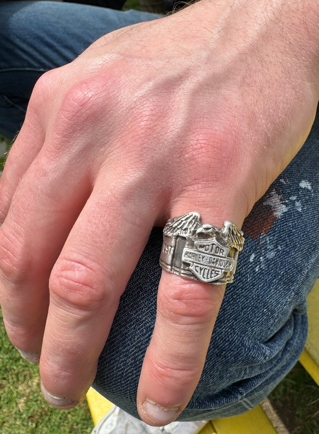 Harley Davidson Motorcycle Ring - Etsy