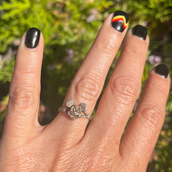 Mickey Mouse Ring - Etsy