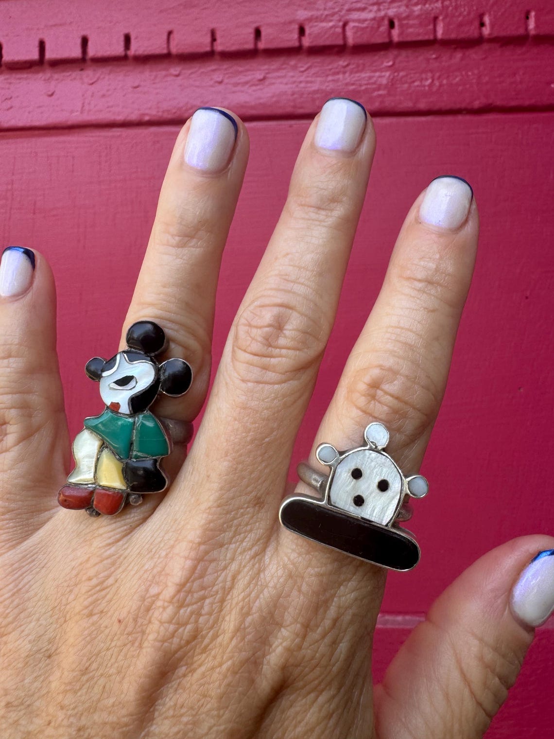 Rare Zuni Face Ring - Etsy