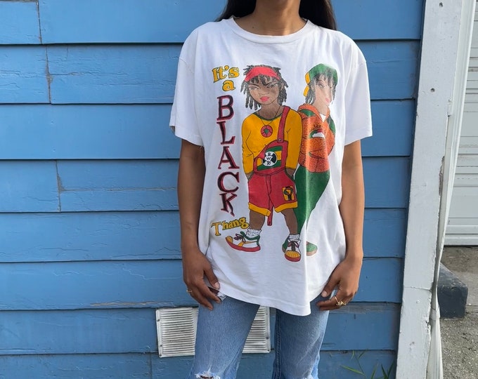 Vintage It's a Black Thang Shirt - Etsy