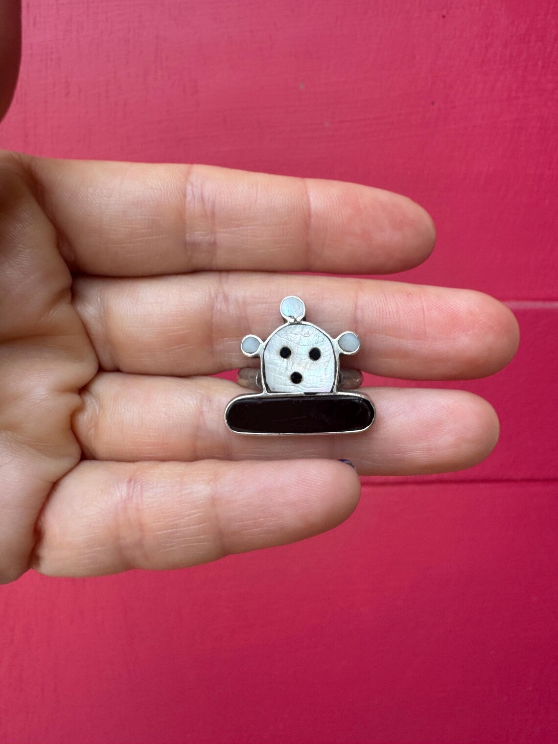 Rare Zuni Face Ring - Etsy