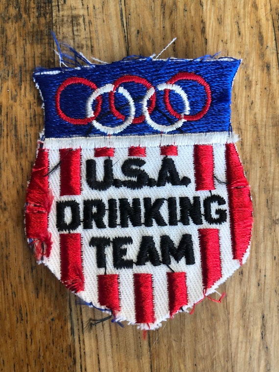 vintage usa drinking team - Gem