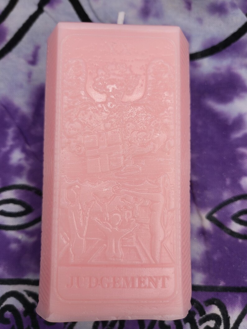 Judgement Purple Tarot Candle - Etsy