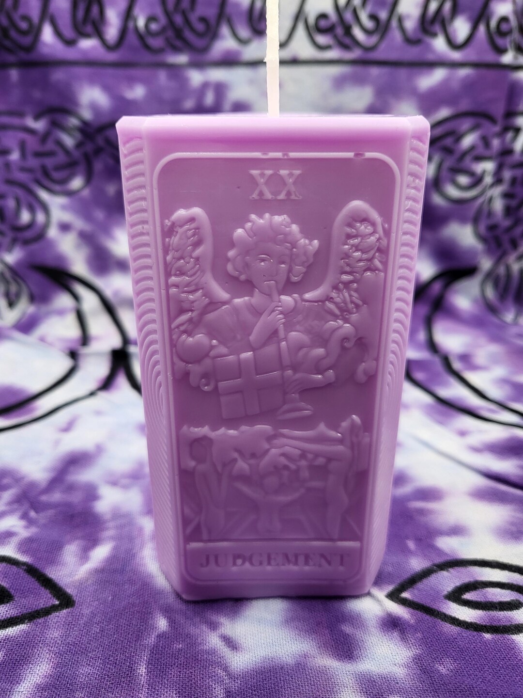 Judgement Purple Tarot Candle - Etsy