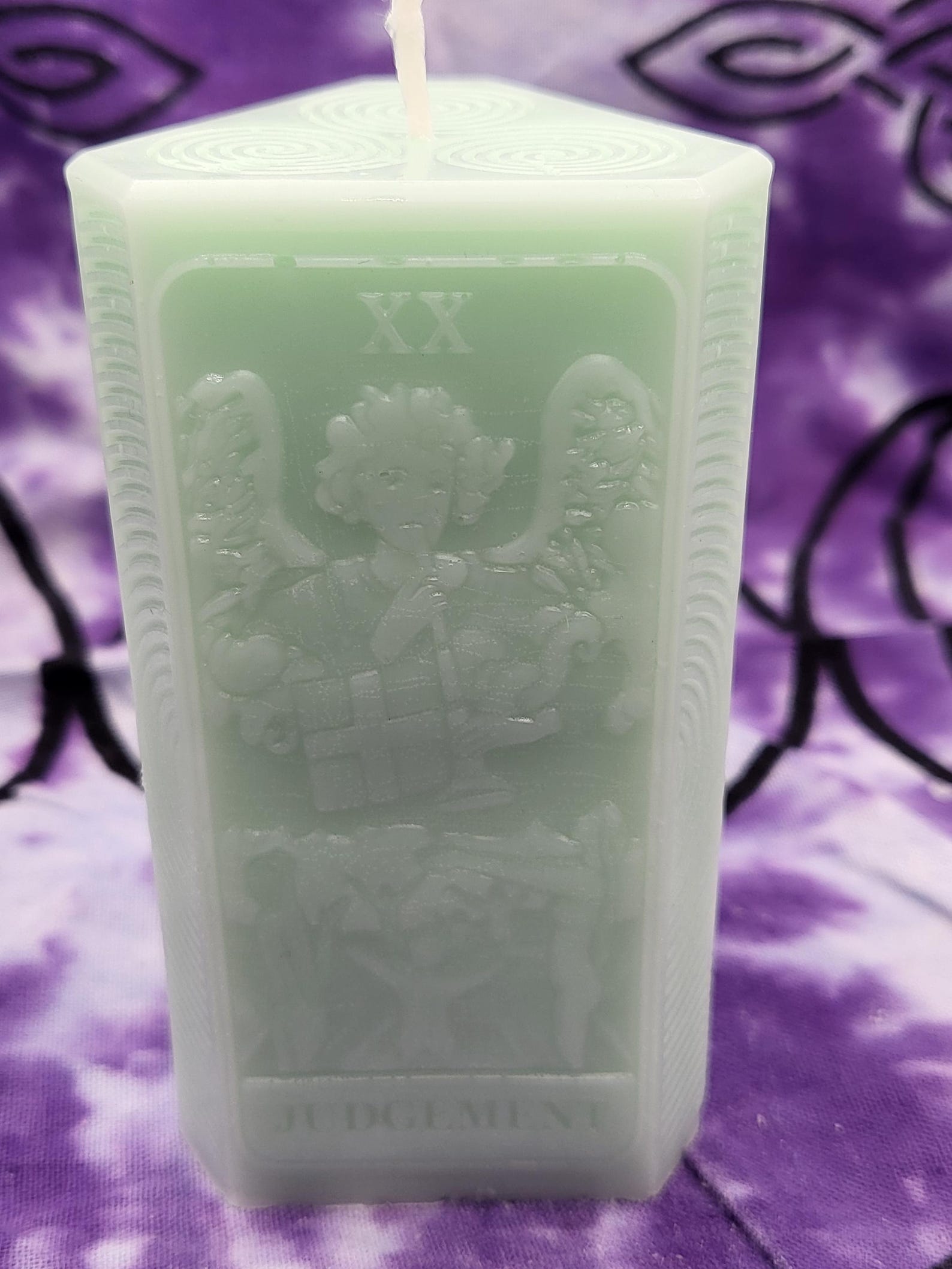 Judgement Purple Tarot Candle - Etsy