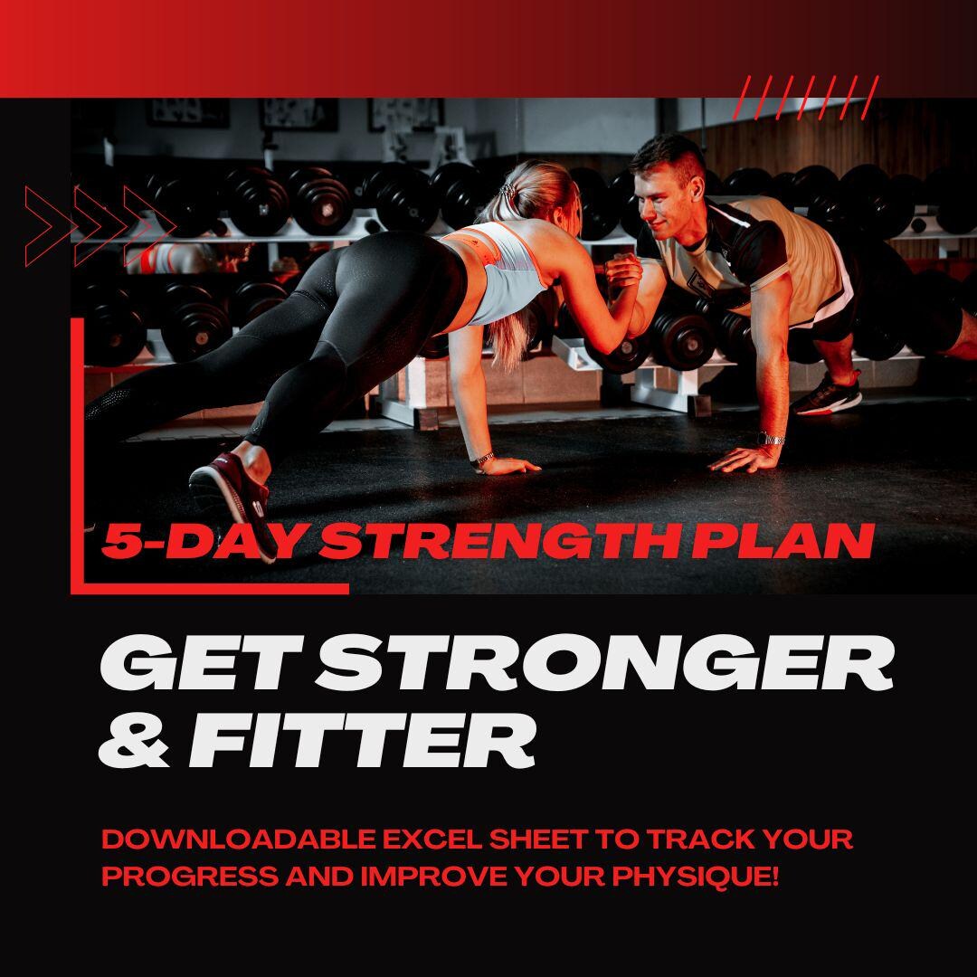 Hypertrophy 5-day Training Program - Etsy