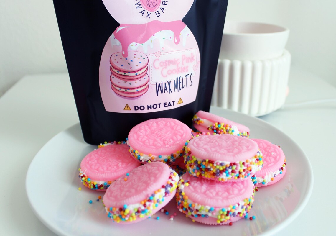 Pink Cosmic Sandwich Cookies Scented Candle Wax Melts With Sprinkles ...
