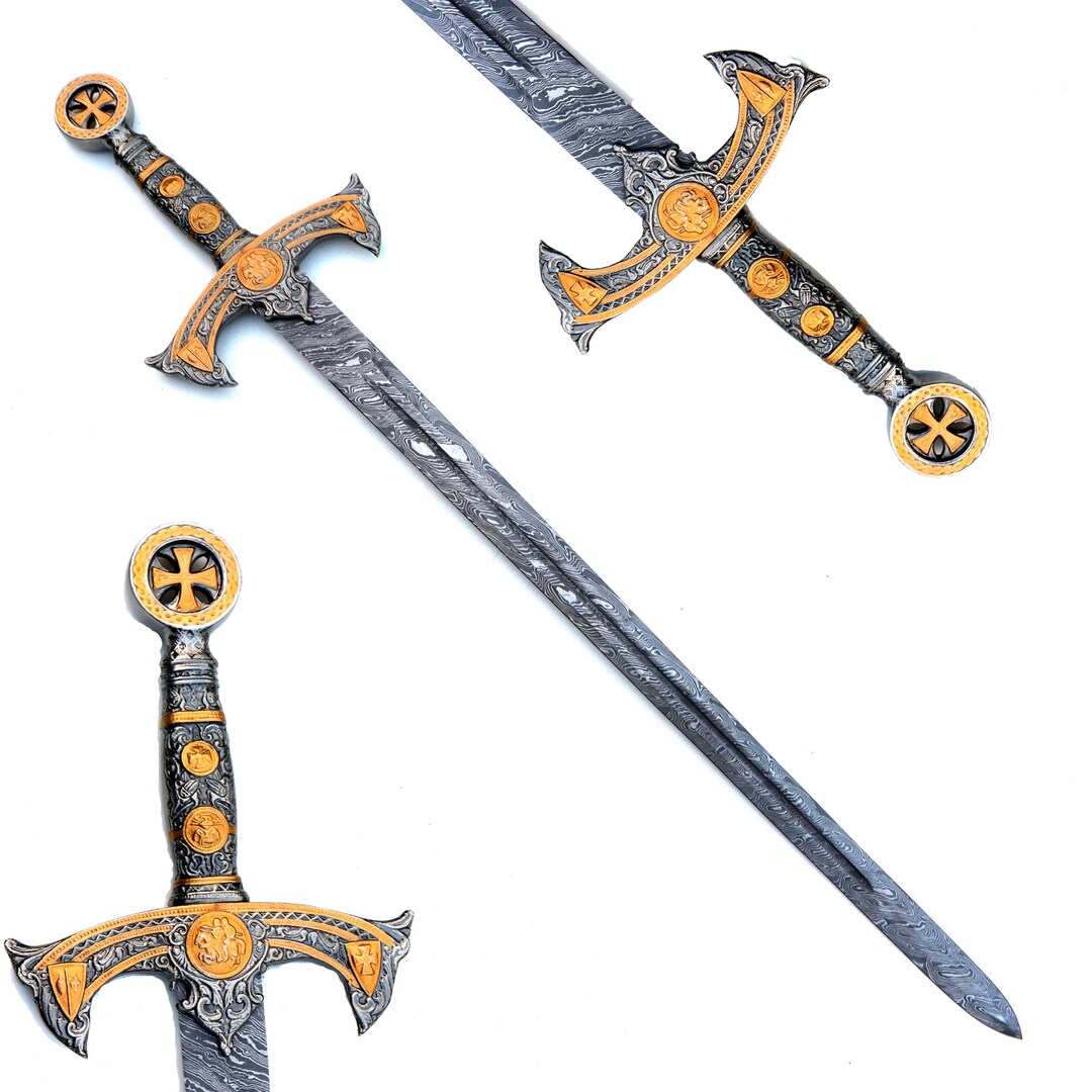 Templar Long Sword:a Timeless Symbol of Strength and Chivalry Gift of ...