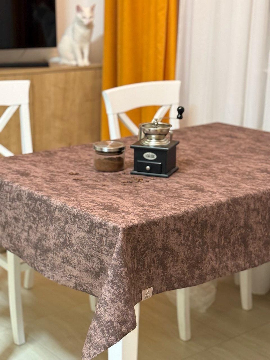 Stylish Waterproof Tablecloth Made With Love by Family Wide Range of ...