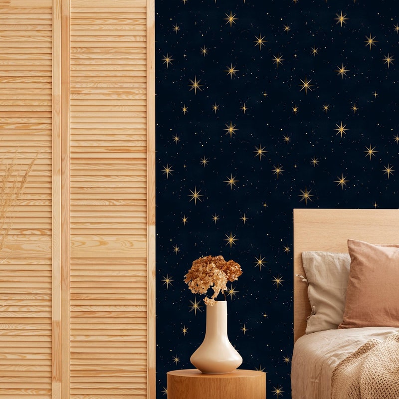 Navy Blue Wallpaper - Etsy