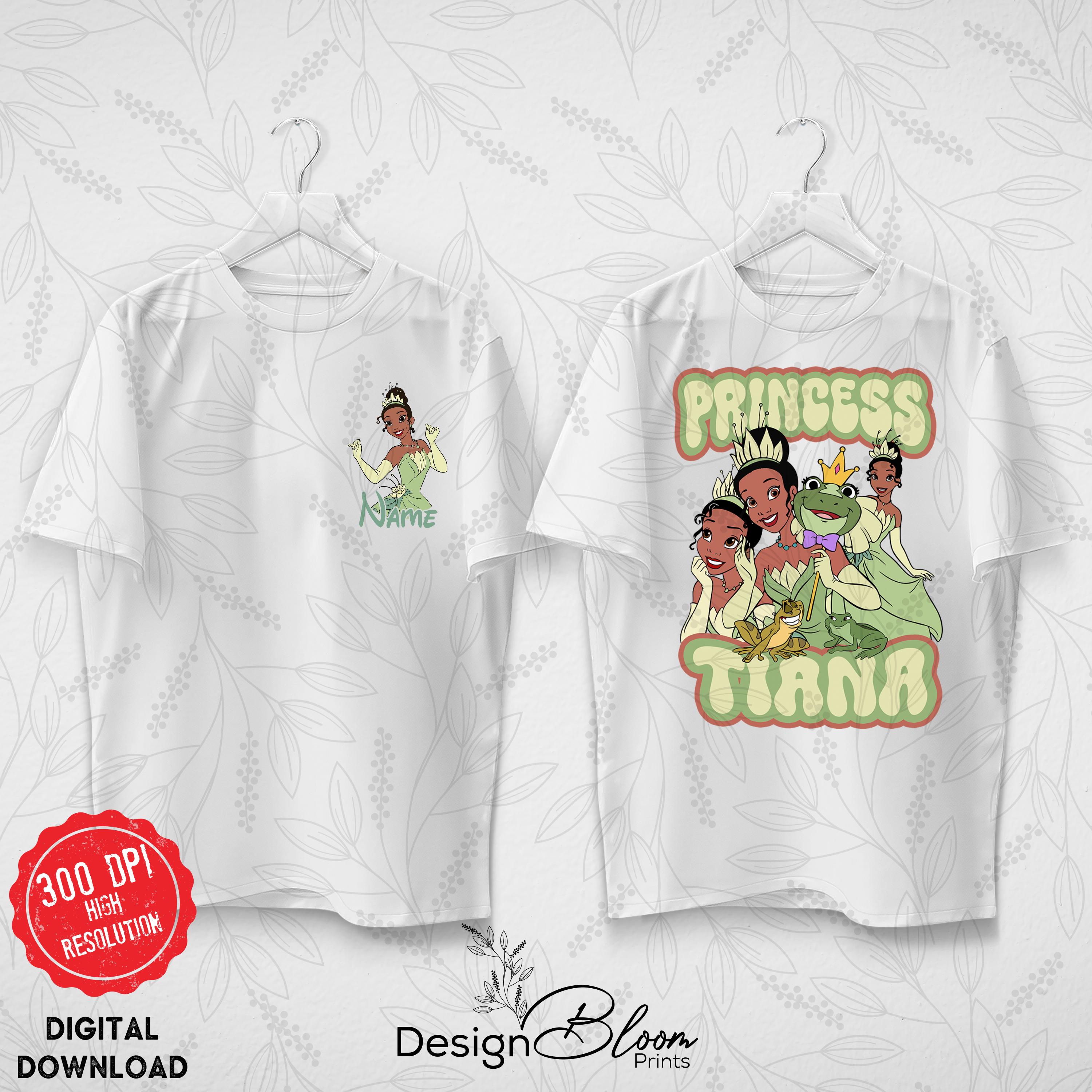 Princess Tiana PNG: Custom Front & Back Design 1266 (digital Download ...
