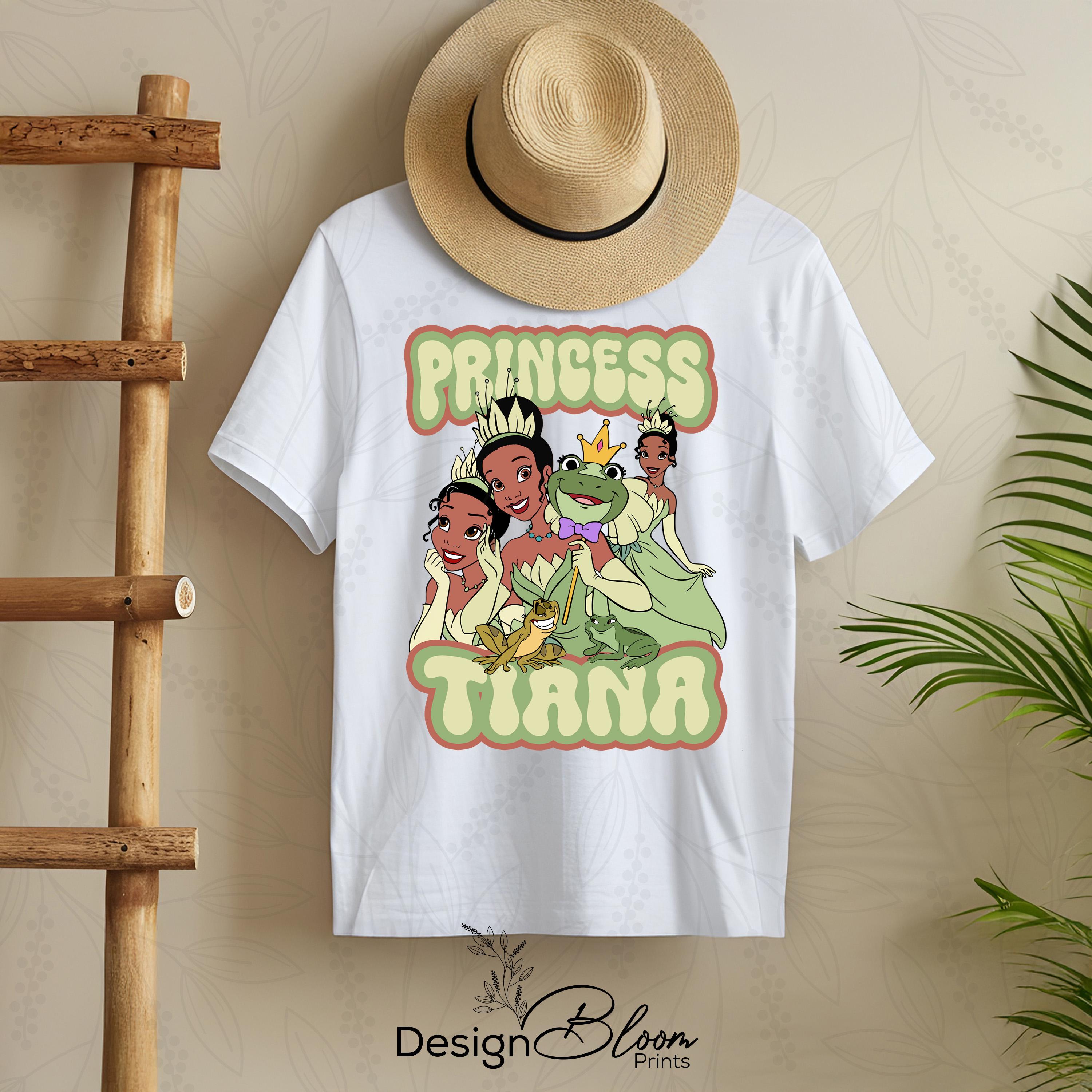 Princess Tiana PNG: Custom Front & Back Design (digital Download) - Etsy