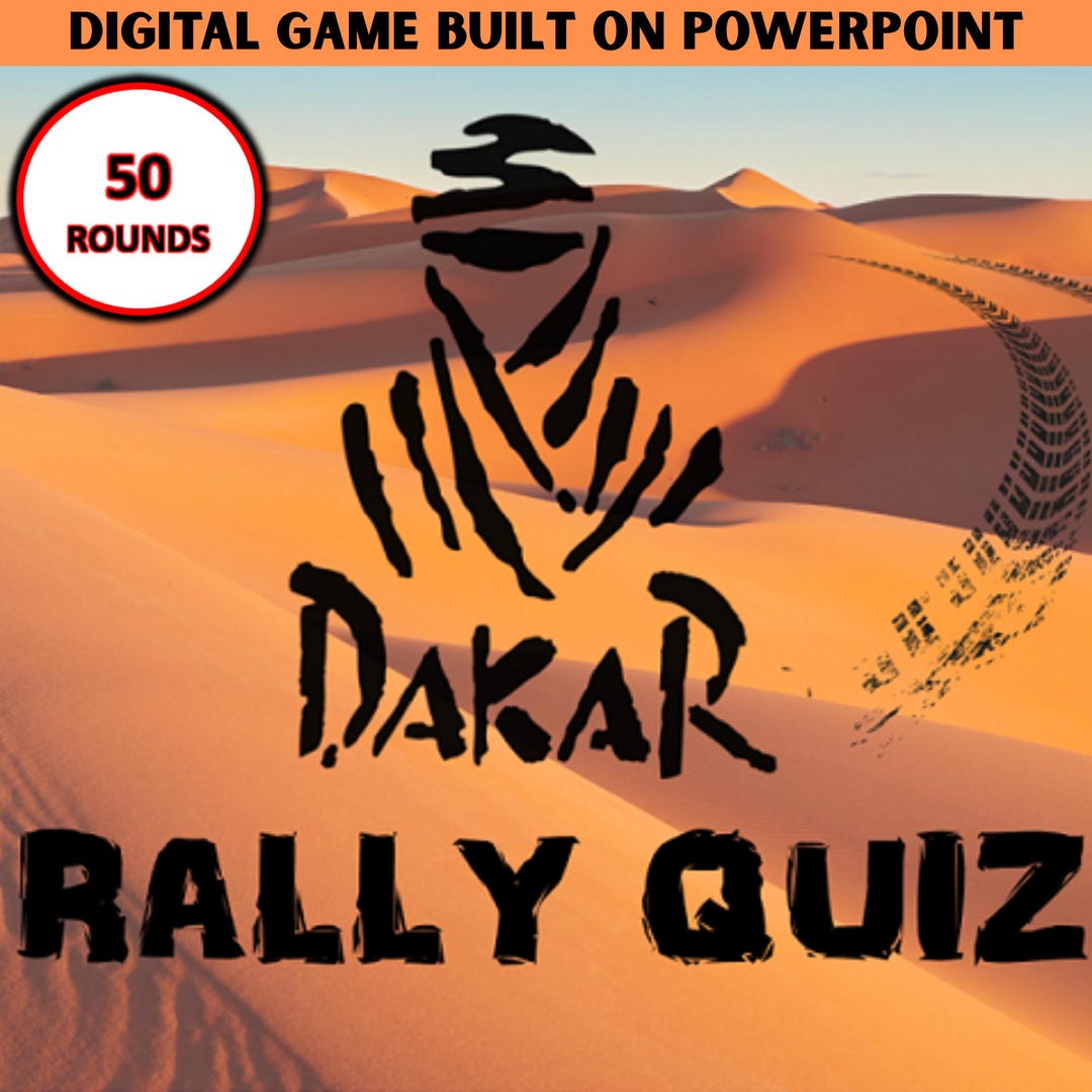 DAKAR RALLY QUIZ Game | 2 Rounds & 50 Questions | for Racing Fans ...