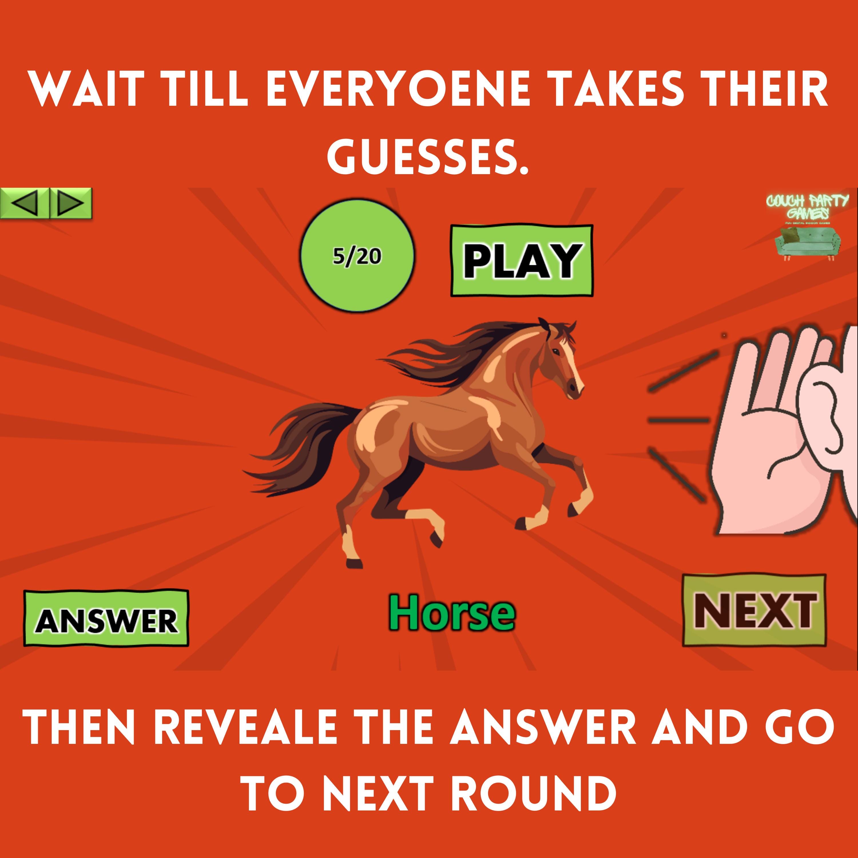 Guess the Farm Animal Sound Game | 20 Audio Rounds | Digital ...