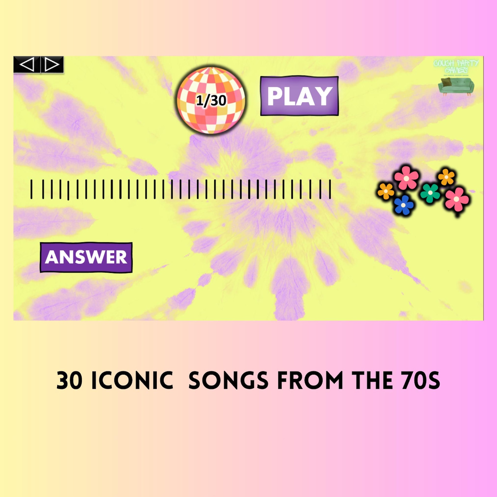 NAME THAT 70s SONG | Digital Song-guessing Game | 30 Songs | Trivia ...