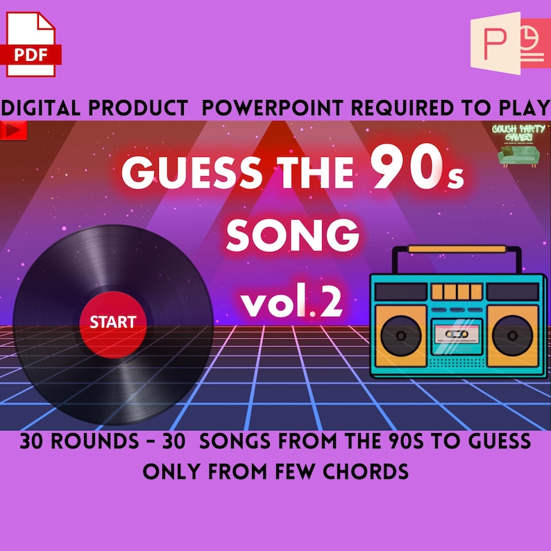 GUESS THE 90s SONG Vol.2 | 30 Rounds & 30 Songs | Digital 90s Music ...