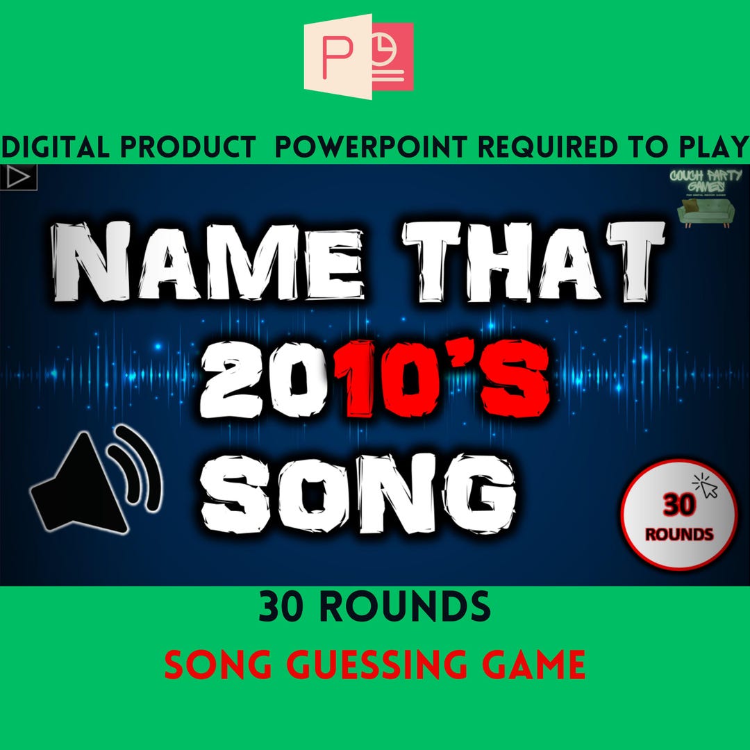 NAME THAT 2010's SONG | Digital Song-guessing Game | 30 Songs | Trivia ...