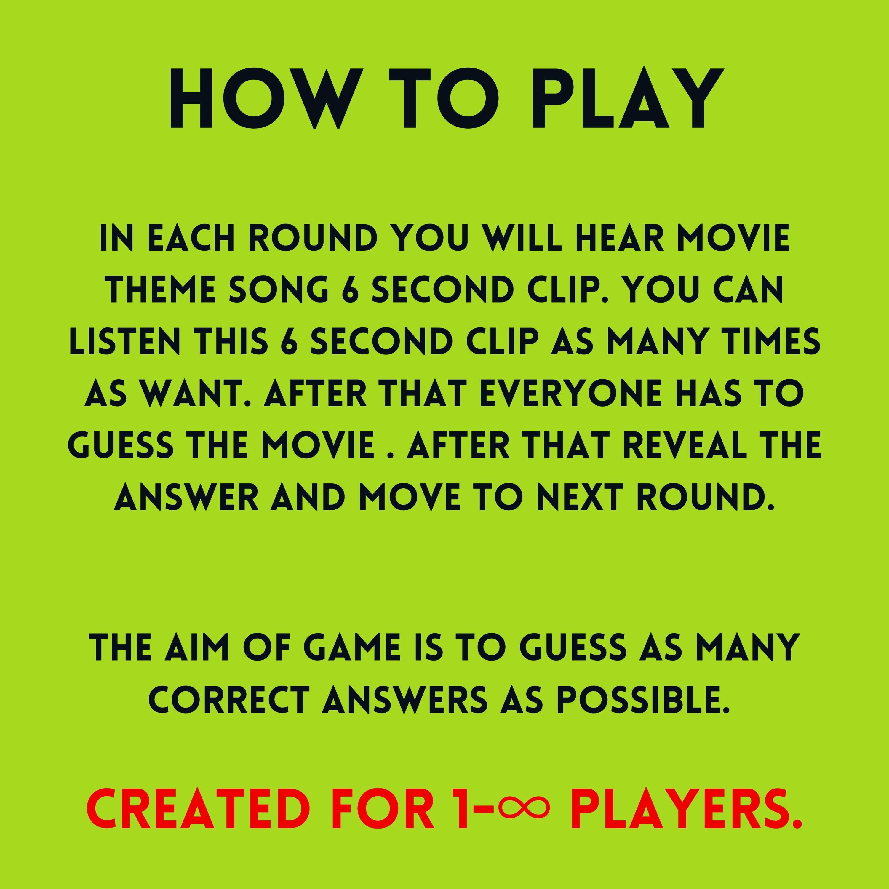 Name That Movie Game | 50 Rounds - Soundtracks and Theme Songs of ...
