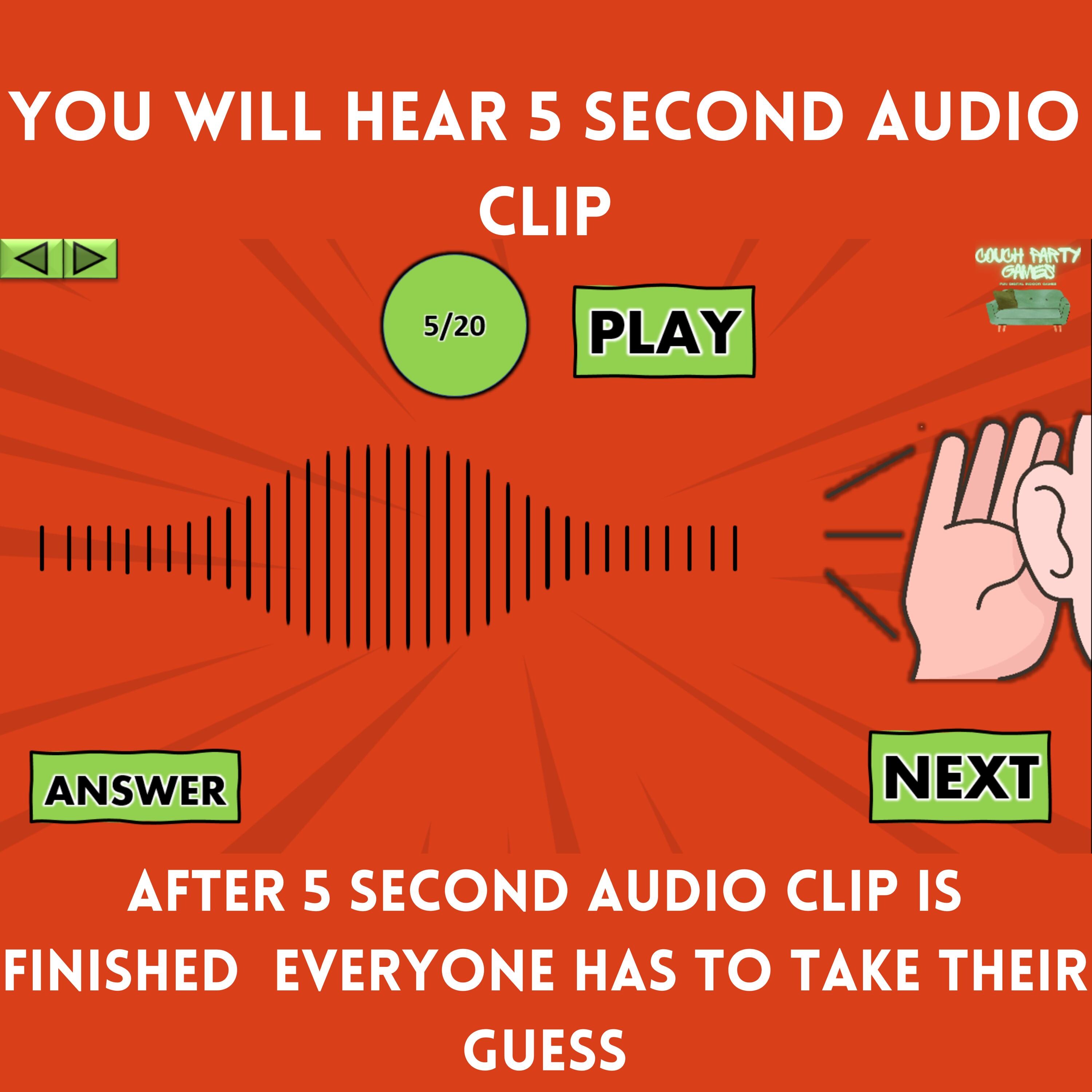 Guess the Farm Animal Sound Game | 20 Audio Rounds | Digital ...