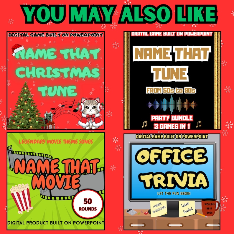 Christmas Feud Game – Powerpoint Holiday Party Game - Etsy