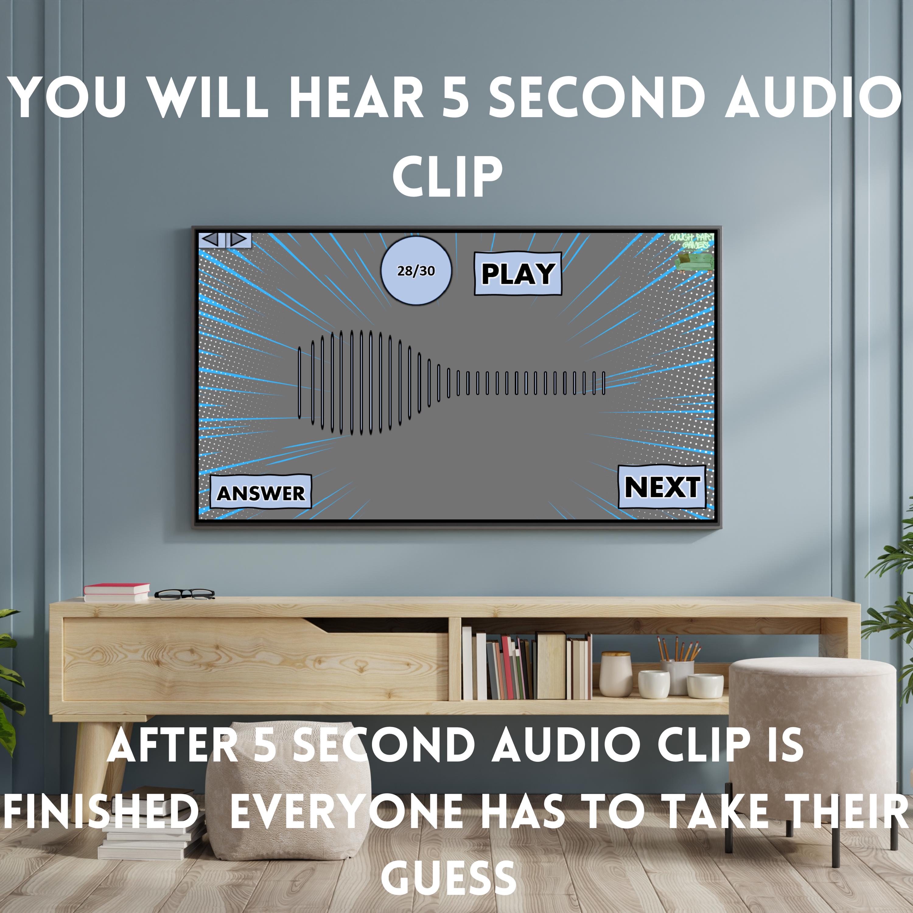 GUESS THE SONG | Digital Song-guessing Game | 30 Popular Songs | Trivia ...