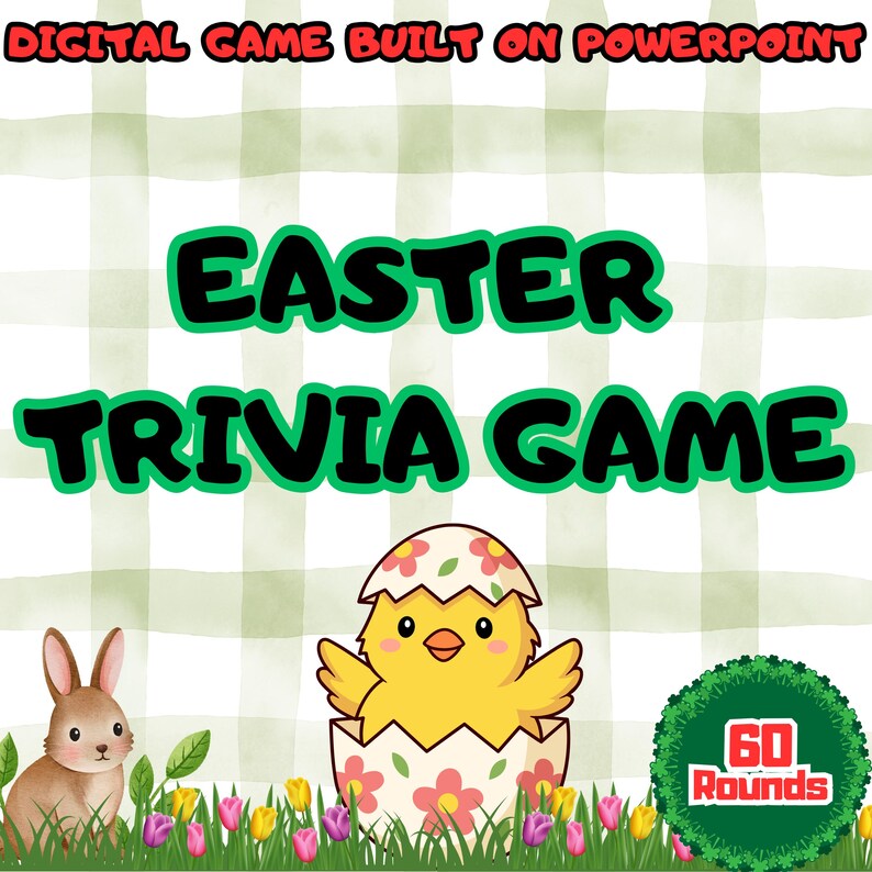 Easter Trivia Game Powerpoint | 60 ROUNDS | Easter Party Game for ...