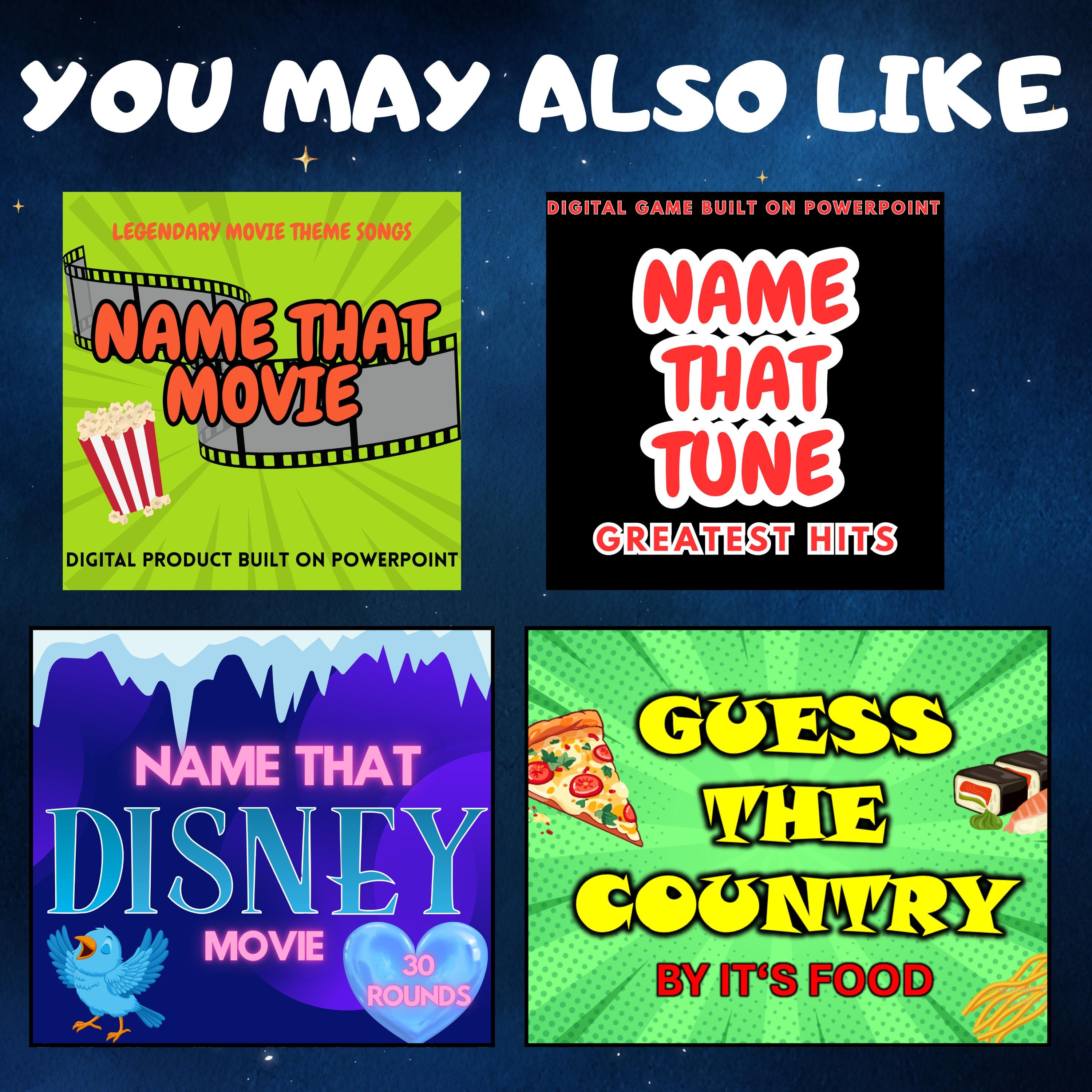 Name That Movie Game | 30 Rounds | Soundtracks and Theme Songs of ...