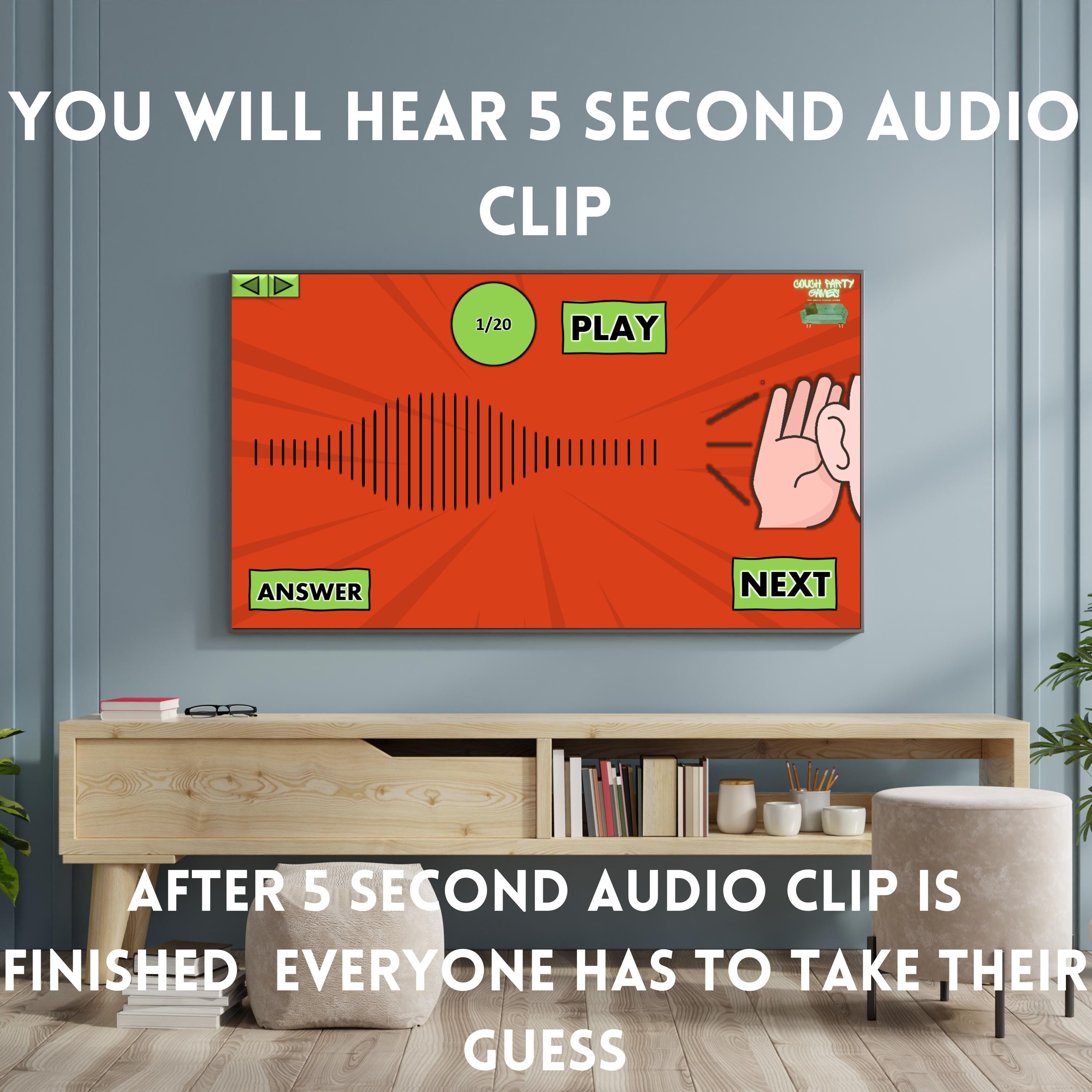 Guess the Farm Animal Sound Game | 20 Audio Rounds | Digital ...