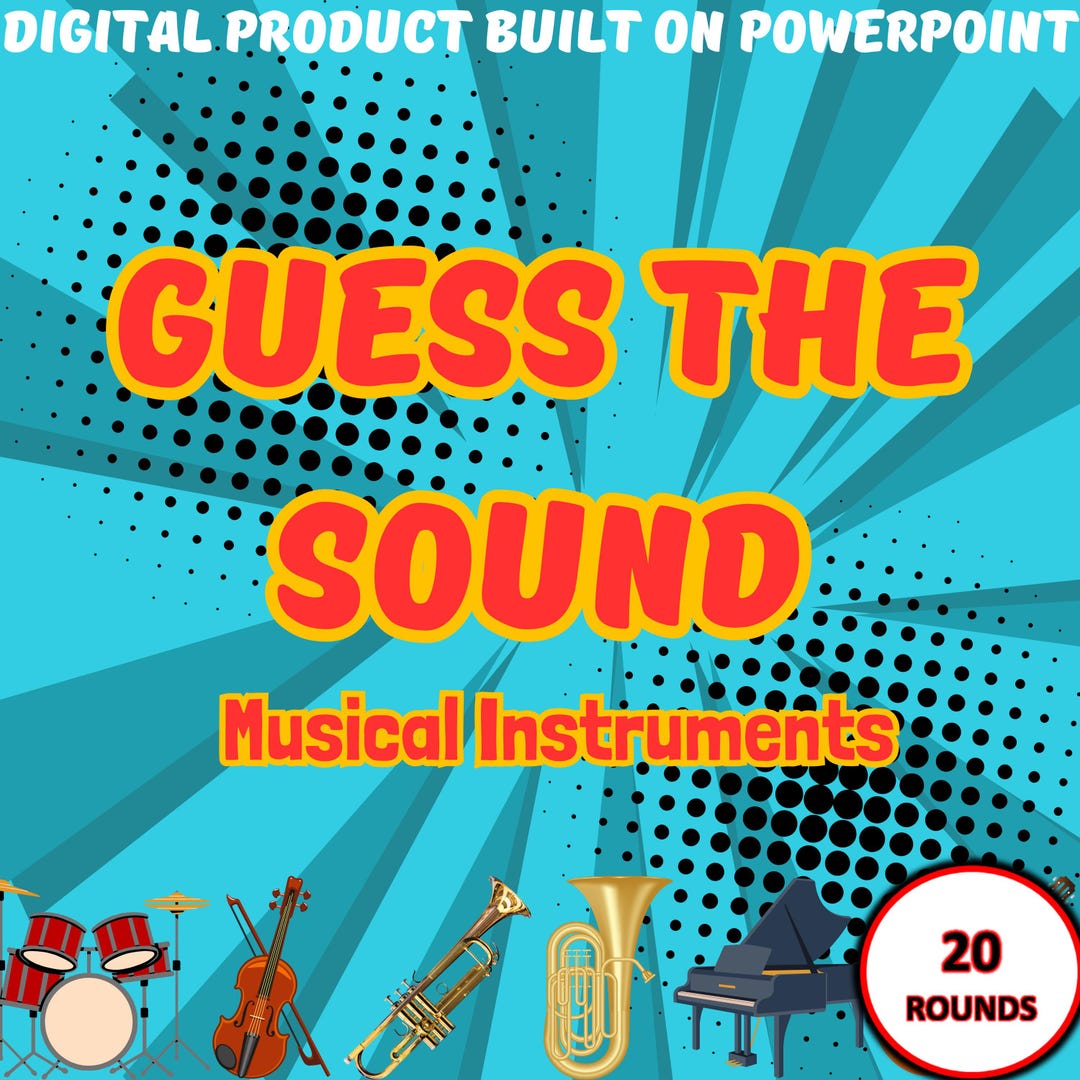 Guess the Sound Musical Instrument | 20 Rounds | Fun Audio Quiz ...