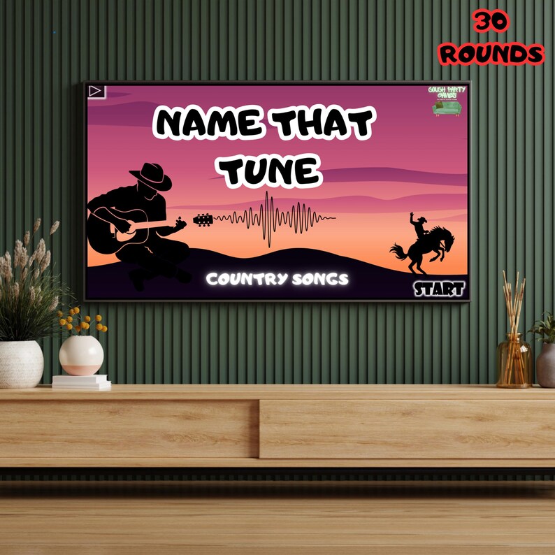 Name That Tune Game - Country Songs Quiz | 30 Rounds Country Music ...