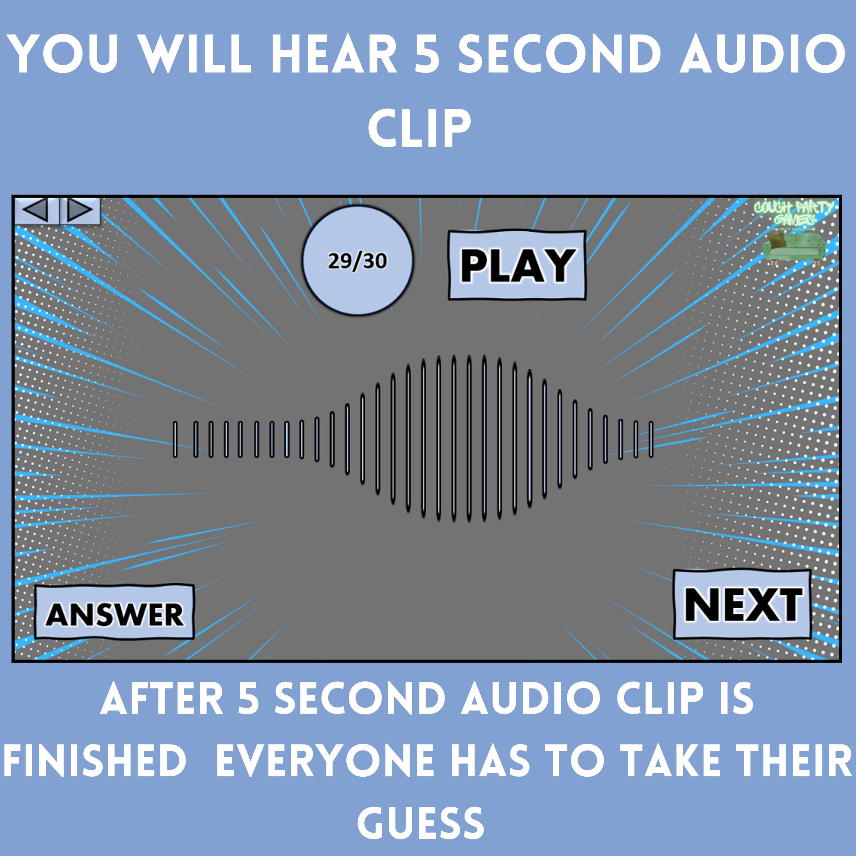 GUESS THE SONG | Digital Song-guessing Game | 30 Popular Songs | Trivia ...
