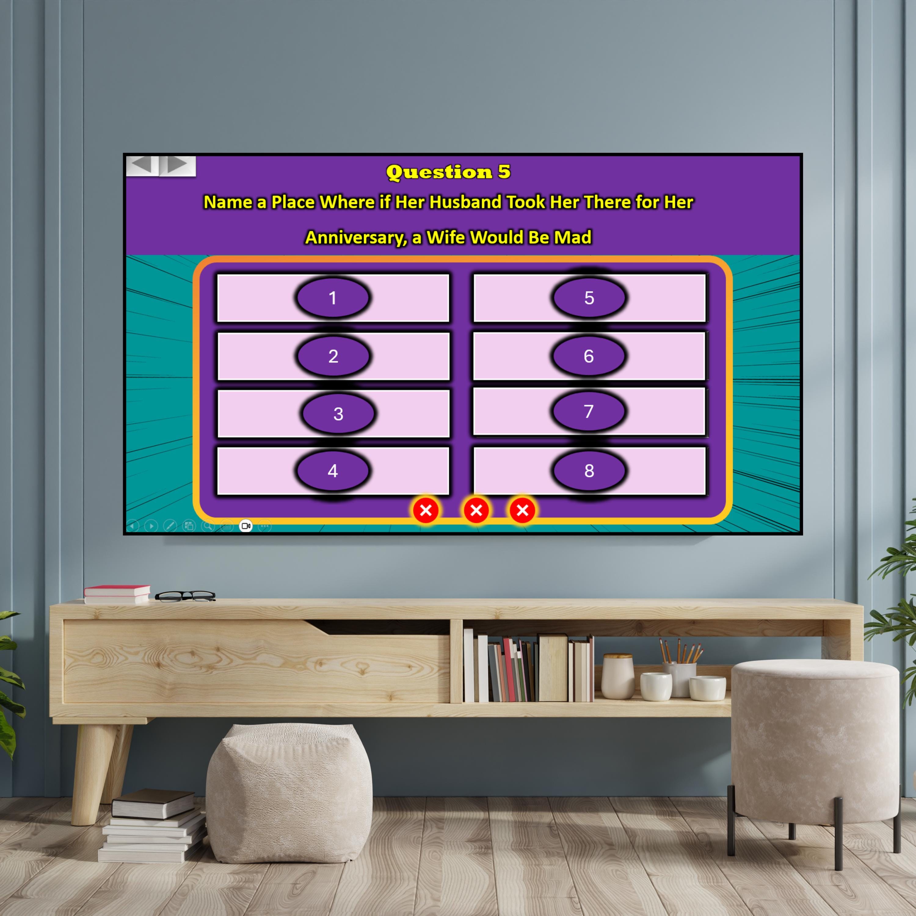 Friendly Feud Powerpoint Game – 25 Rounds– Original Editable Trivia ...