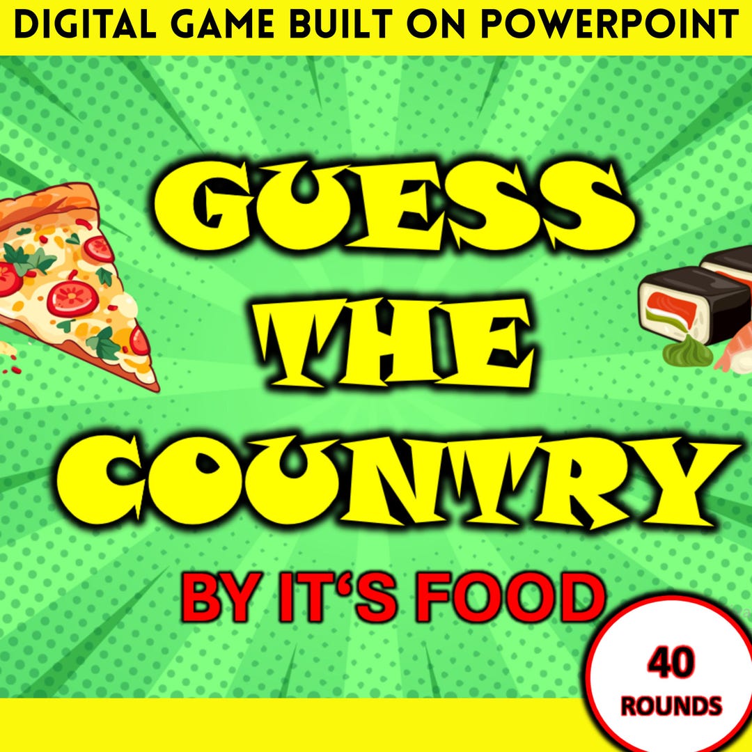Guess the Country by It's Food | 40 Rounds | Food Trivia Game ...