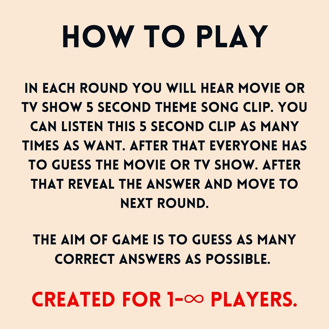 Name That Movie Game | 30 Rounds | Soundtracks and Theme Songs of ...