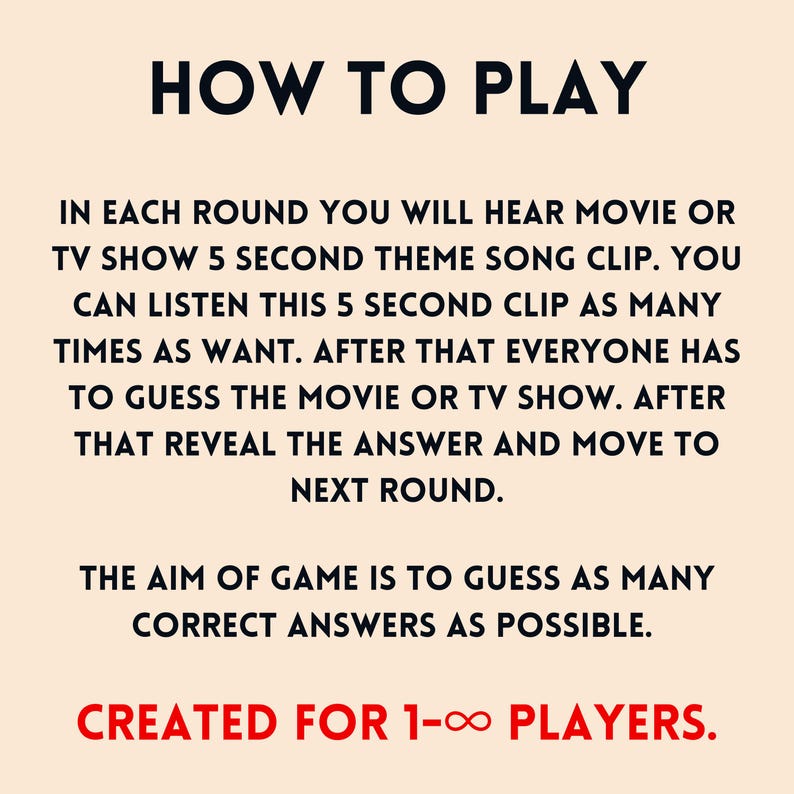 Name That Movie Game | 30 Rounds | Soundtracks and Theme Songs of ...