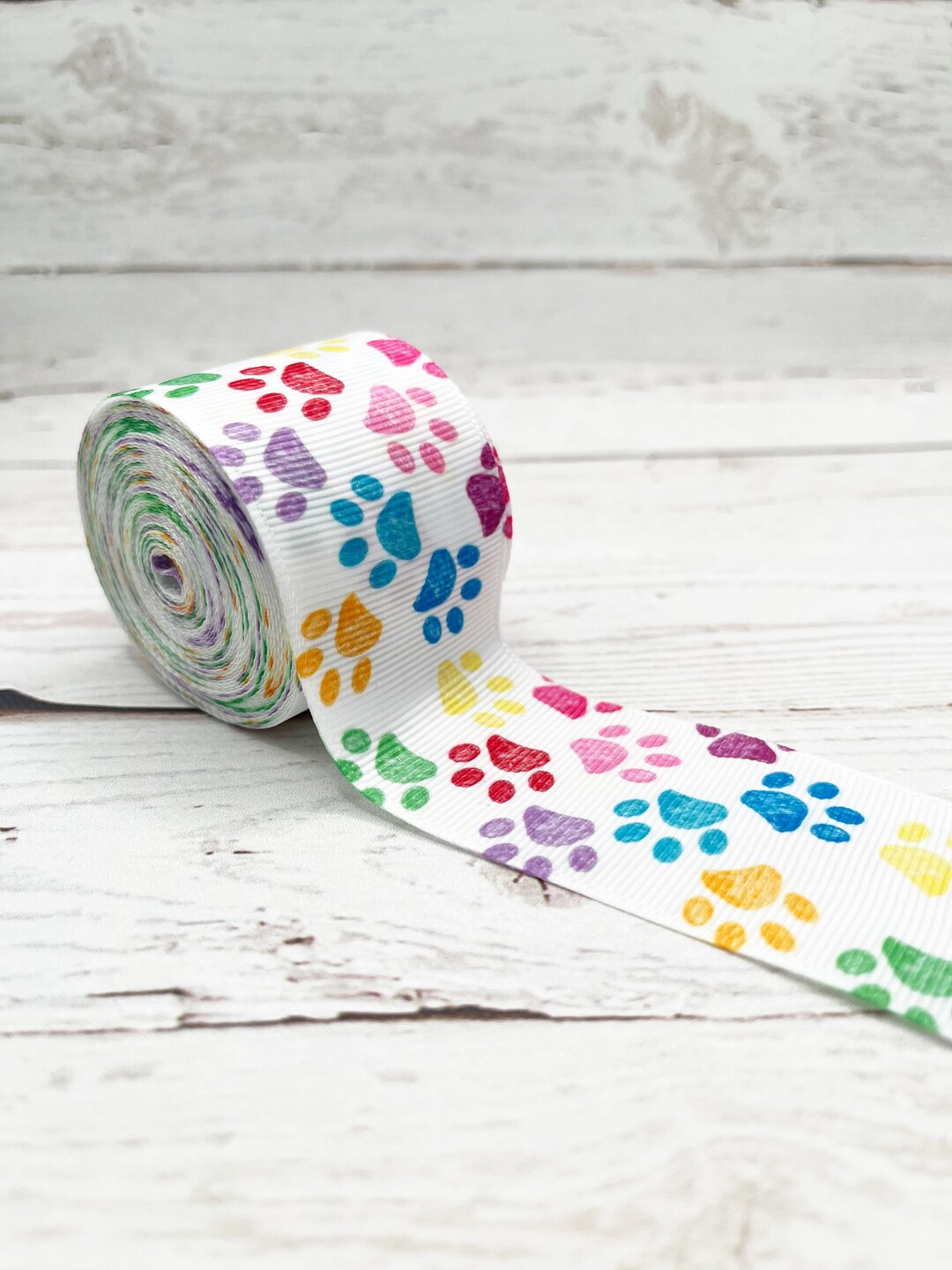 Grosgrain Ribbon 1.5 Inch Ribbon Cat Print Ribbon Bow - Etsy
