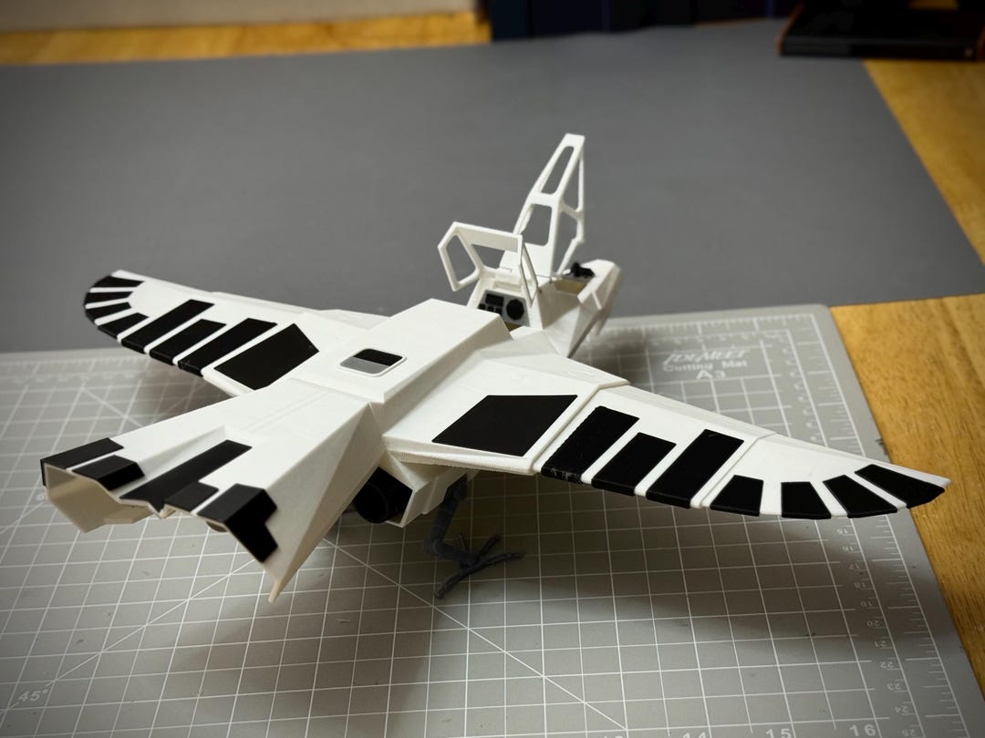 Buck Rogers Warhawk Hawk Ship Model 11in. - Etsy