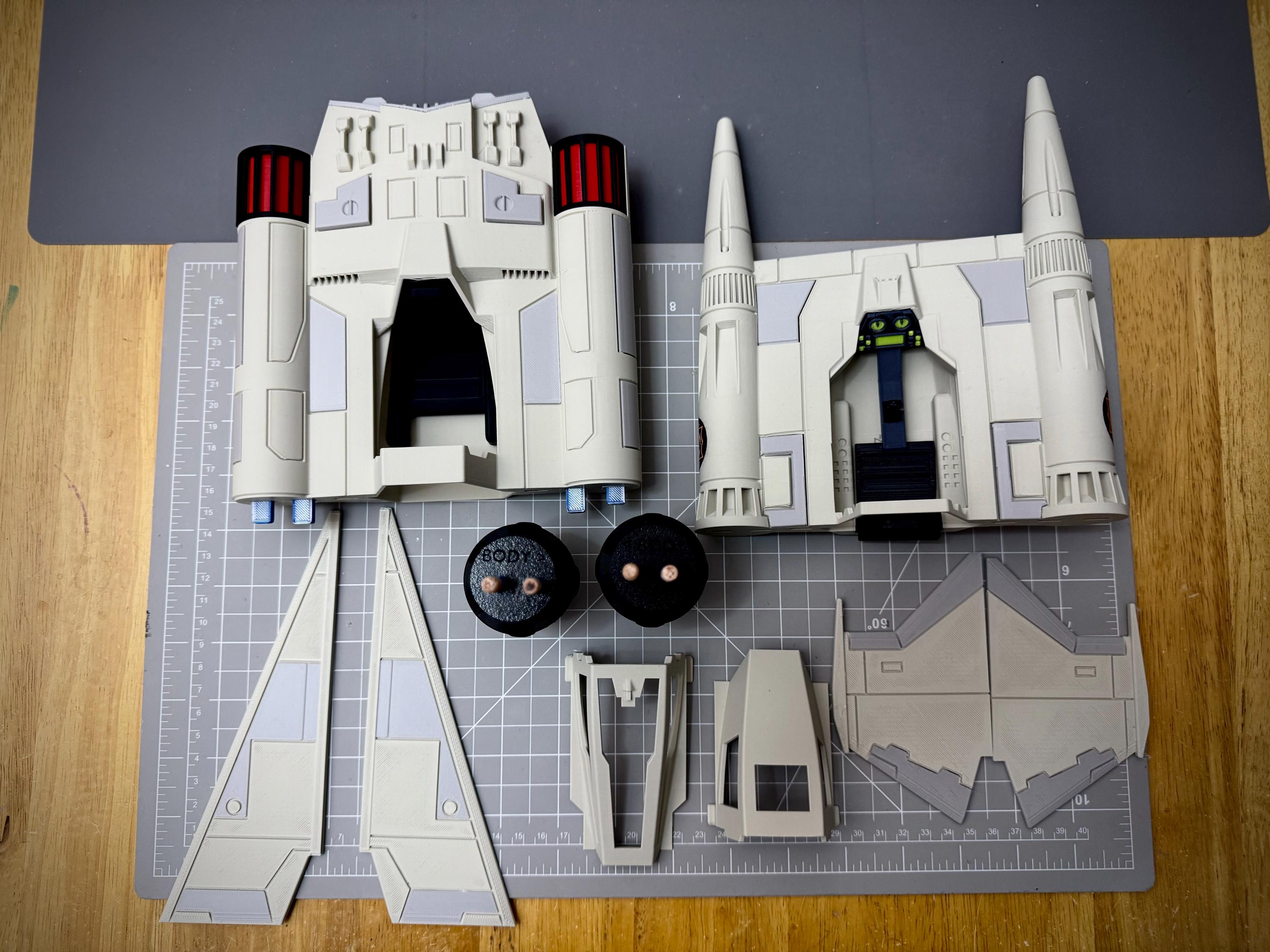 Buck Rogers Thunderfighter Starfighter Model 17in. - Etsy