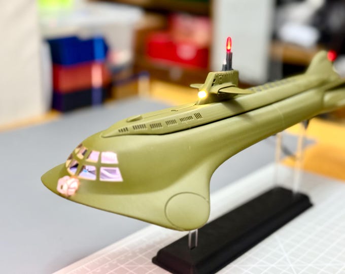 Seaview Submarine - Voyage to the Bottom of the Sea (20in. ARMY GREEN ...