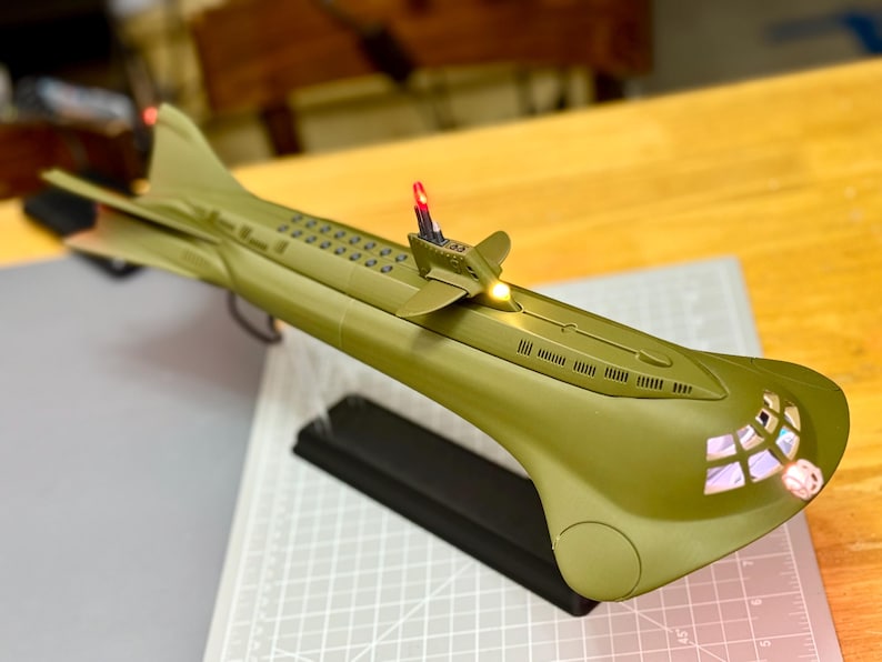 Seaview Submarine - Voyage to the Bottom of the Sea (20in. ARMY GREEN ...