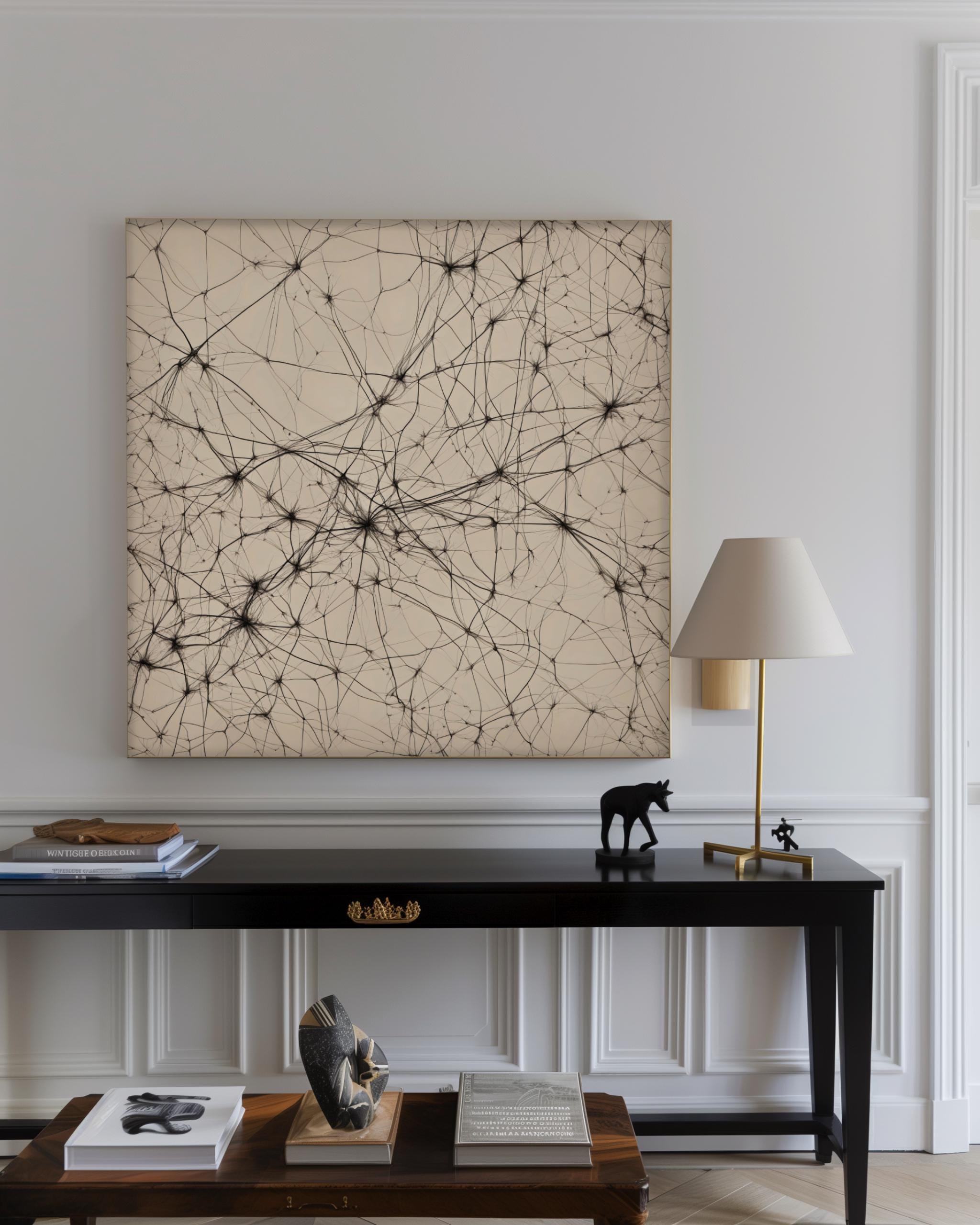 Neural Network Canvas Print | Psychology Office Decor | Therapist Wall ...
