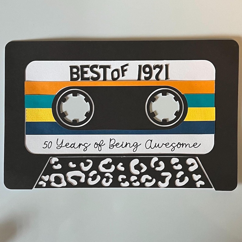 Retro Cassette Tape Cake Topper: Personalized Birthday Party Decor - Etsy