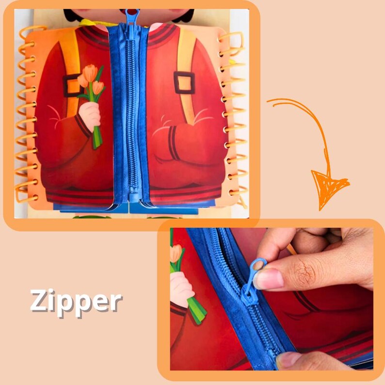 Dressing Frame Toddler Montessori - Learn How to Dress | Busy Board ...
