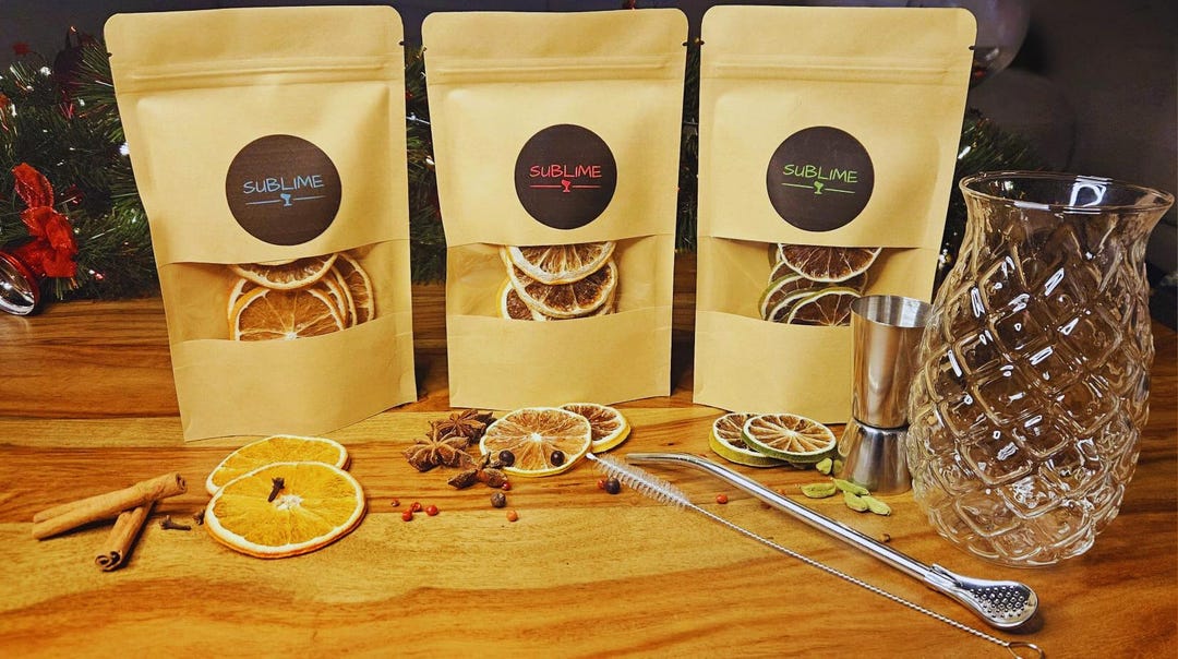 Dried Fruit Garnish Cocktail Box. Everything You Need to Make the ...
