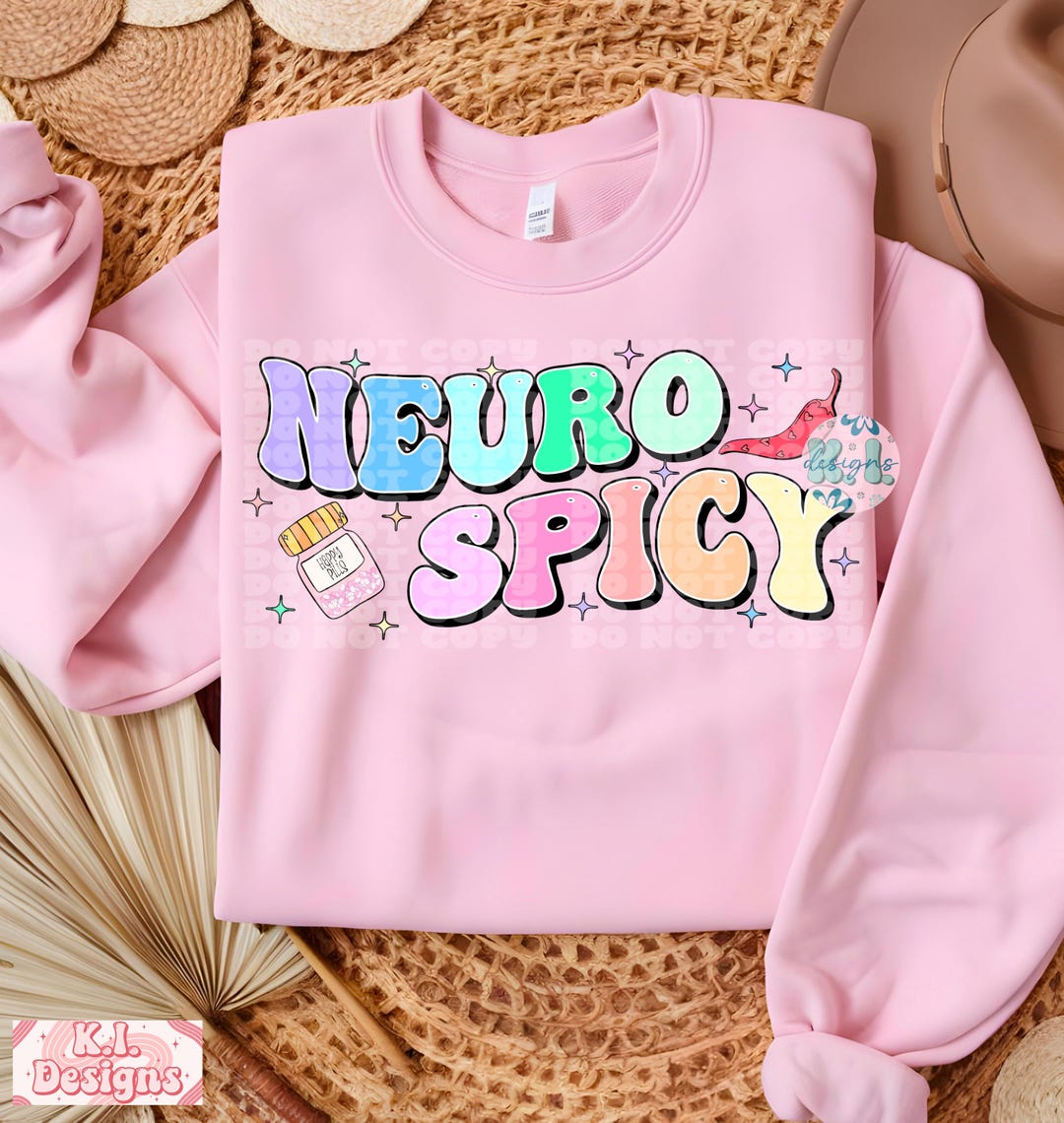 Neurospicy PNG | Neurodivergent Meme - Etsy
